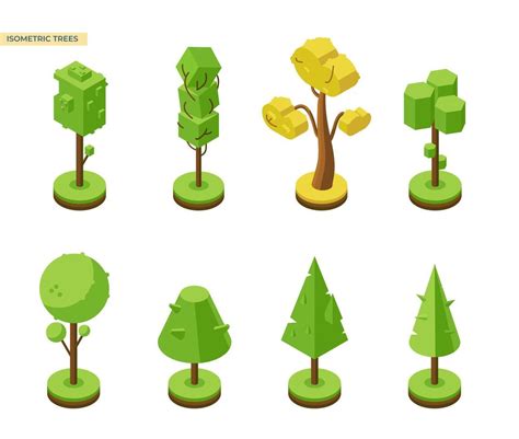 Axonometric Tree Vector Art Icons And Graphics For Free Download Axonometric Tree Vector Art Icons And Graphics For Free Download