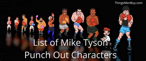 Mike Tyson Punch Out Characters By Name The 8 Most Ethnically