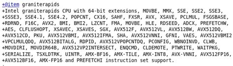 Intel Granite Rapids Support Submitted For The Gcc Compiler Phoronix