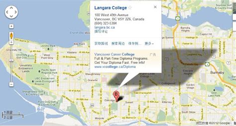 Langara College Langara College Map