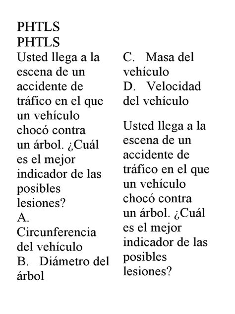 Phtls 8 0 Pdf Lesión Cerebral Traumática Lesión