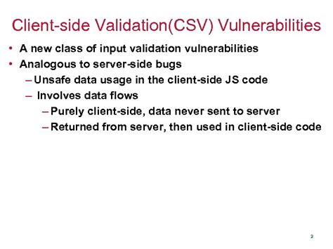 Flax Systematic Discovery Of Client Side Validation Vulnerabilities In