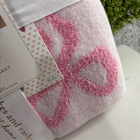 Cupcakes And Cashmere Bedding Cupcakes And Cashmere Pink Bow Blanket