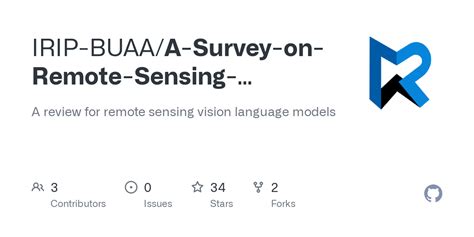 Github Irip Buaa A Survey On Remote Sensing Foundation Models From Vision To Multimodality A