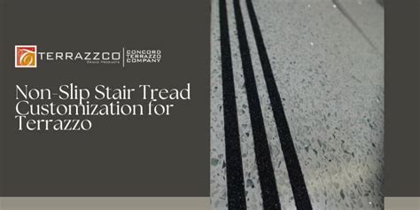 Non Slip Stair Treads Customization For Terrazzo