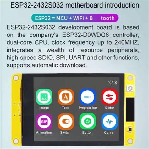 32and Inch Esp Wroom 32 Tft Lcd Esp32 2432s032c I Ips Display Touchscreen St7789 5148 Picclick Ca