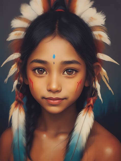 Download Native American Woman Beauty Royalty Free Stock