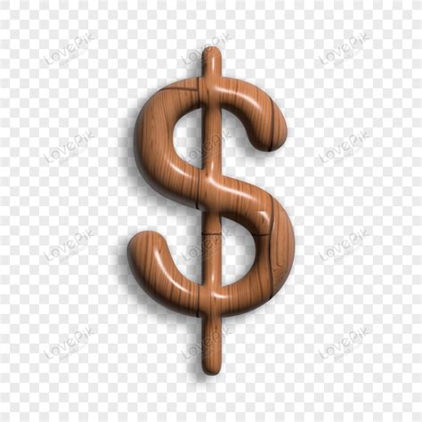 세 소나무 나무 바닥으로 만든 3d 달러 기호 Png 일러스트 무료 다운로드 Lovepik