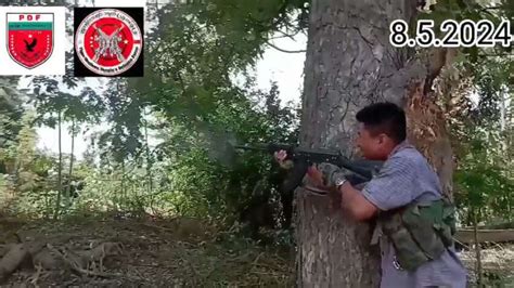 မုံရွာမြို့နယ်တွင် တော်လှန်ရေး တပ်ဖွဲ့များ၏ ခဲယမ်း ထုတ်လုပ်ရေးစခန်းကို ဝင်ရောက်စီးနင်းခဲ့သော စစ