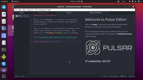 Pulsar The New Atom Editor Successor