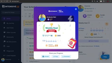 Learningprogress Nxtwave Ccbp Consistency Alari Sivakumar