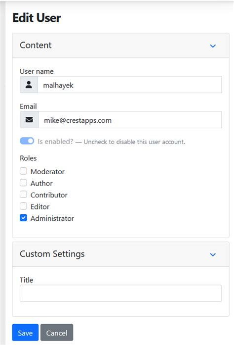Each Custom User Settings Should Have Its Own Form · Issue 12453 · Orchardcmsorchardcore · Github
