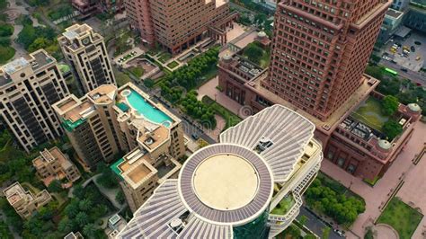 Taiwan China January 7 2025 Aerial View Of Modern Architecture And