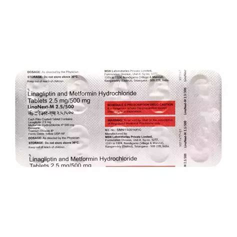 Linanext M Tablet Uses Price Dosage Side Effects Substitute Buy