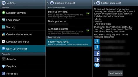 4 Cara Reset HP Samsung Semua Tipe Lupa Pola Mati Total