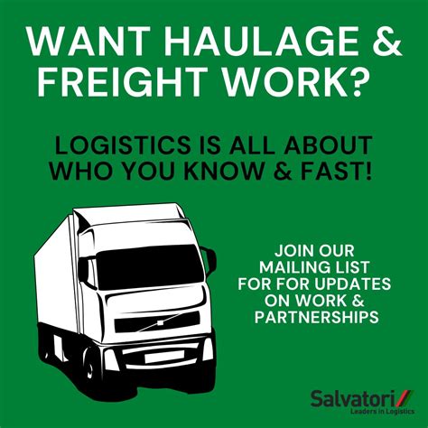 Salvatori Leaders In Logistics On Linkedin Haulage Work Transport Loads Freight