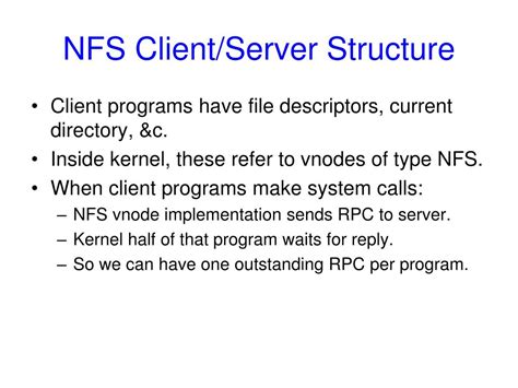 PPT Network File System NFS And Coda PowerPoint Presentation Free