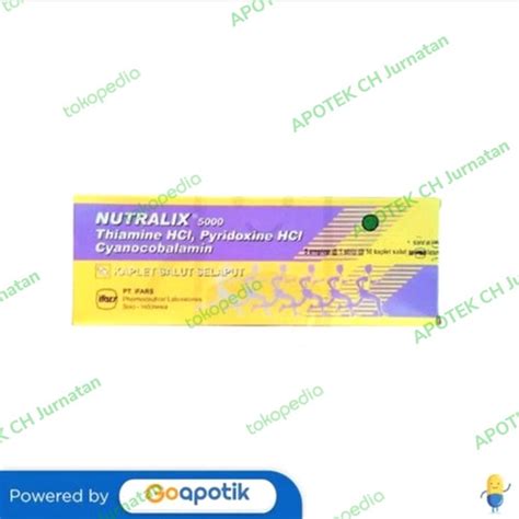 Jual NUTRALIX 5000 BOX ISI 50 KAPLET EXP DATE AGUSTUS 2024 - Kota ...