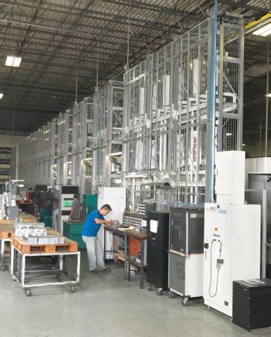 Updated Automated Pallet Handling System For Higher Machine Utilization Rates Shop