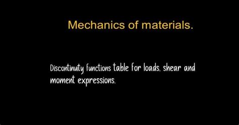2 Discontinuity Functions Table