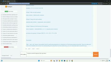 43 Python Tutorial For Beginners Filter Map Reduce Youtube