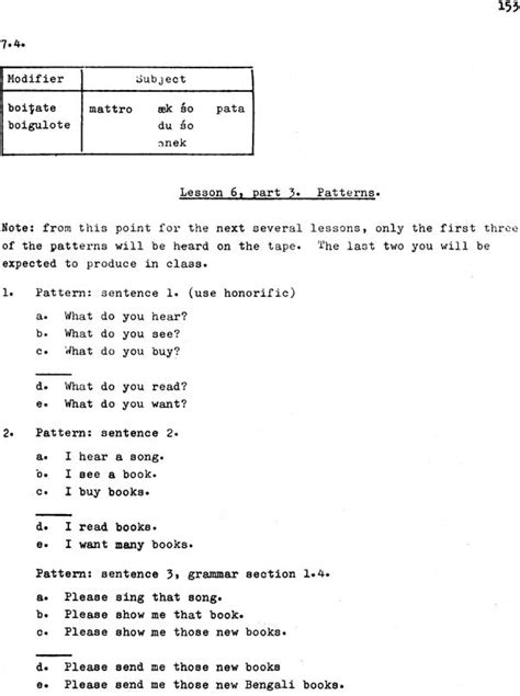 Introduction To Bengali A Basic Course In Spoken Bengali With Emphasis Upon Speaking And