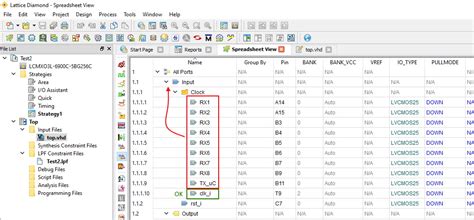 Assignment Of The Ports Signals Lattice Diamond EmbDev Net