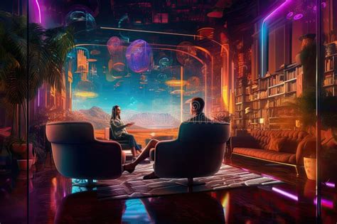 Metaverse Technology Concept Vr Virtual Reality Metaverse Visualization