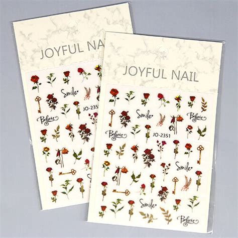 장미송이 네일 스티커 B 05 355 특별한공예샵