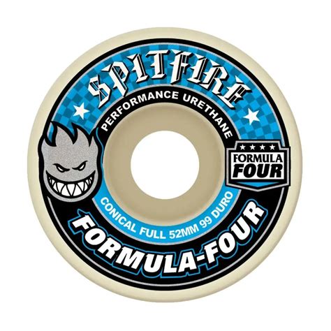 Spitfire Formula Four Conical Full 99d Skateboard Wheels Proper Skate