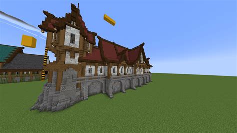Medieval Villager Trading Hall No Interior Schematic In Comments