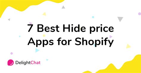 Best Hide Price Apps For Shopify In