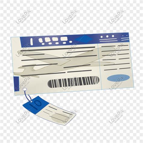 손으로 그려진 된 여행 비행기 티켓 그림 Png 일러스트 무료 다운로드 Lovepik