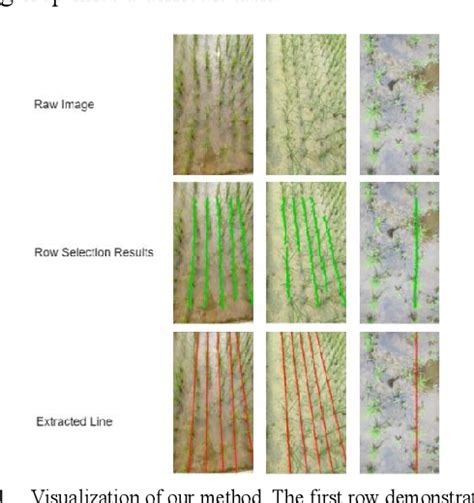 Figure From Between Detection And Segmentation A Row Selection Based Detector For Crop Line