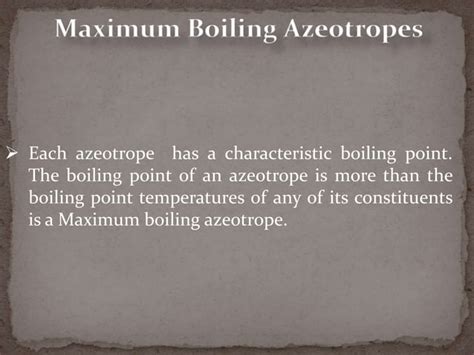 Azeotropic And Extractive Distillation Ppt 1 Pptx Chemistry Science