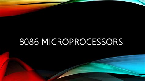 Microprocessor Powerpointpresentationpptx
