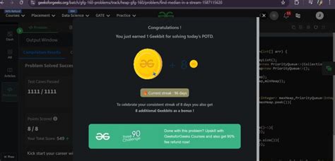 Gfg160 Geeksforgeeks Coding Continuouslearning Geekstreak Womenintech Jaya Shri