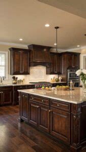 25 Stunning Dark Wood Kitchen Designs Youll Love
