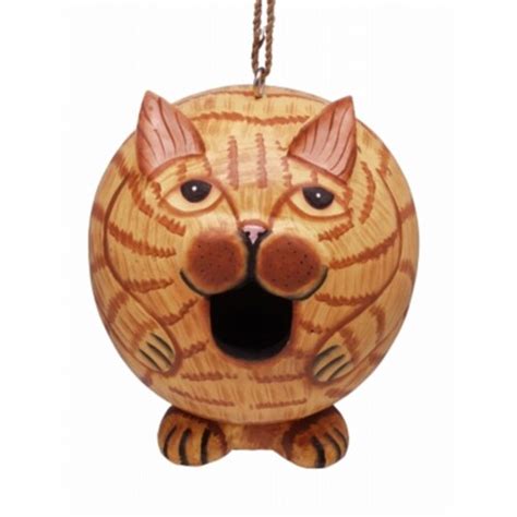 Songbird Essentials Orange Tabby Cat Gord O Birdhouse 1 King Soopers