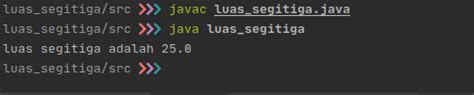Cara Menghitung Luas Segitiga Menggunakan Java Pesona Informatika