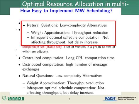 Ppt Low Complexity Mac Scheduling Algorithms With Performance