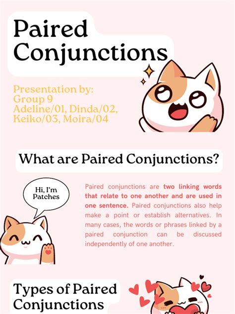 Paired Conjunctions Pdf