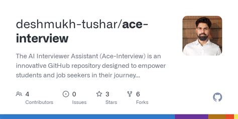 Github Deshmukh Tusharace Interview The Ai Interviewer Assistant