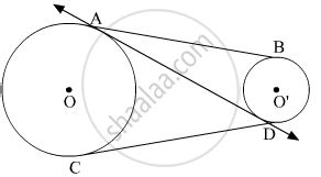 In The Figure AB And CD Are Common Tangents To Two Circles Of Unequal Radii Prove That AB CD