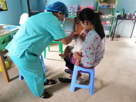 နောင်ချိုမြို့နယ်တွင် အသက်၂လမှ ၁နှစ်ခွဲအောက်ကလေးများအား ပုံမှန်ကာကွယ်ဆေး တိုက်ကျွေးထိုးနှံ