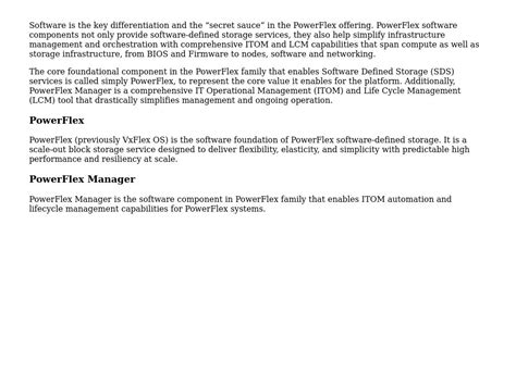 Powerflex Software Components Oracle Rac On Powerflex Rack Dell Technologies Info Hub