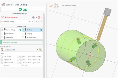Drilling With C Axis Ecam Documentation Site