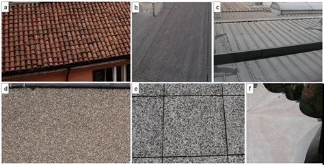 Examples Of Materials Considered In The Roofing Classification Download Scientific Diagram