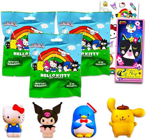 Hello Kitty Squishy Figures Blind Bags Set 3 Pack Chile Ubuy