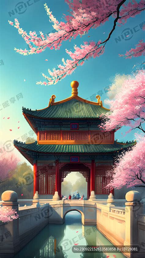 Ai创作图春天的颐和园 昵图网